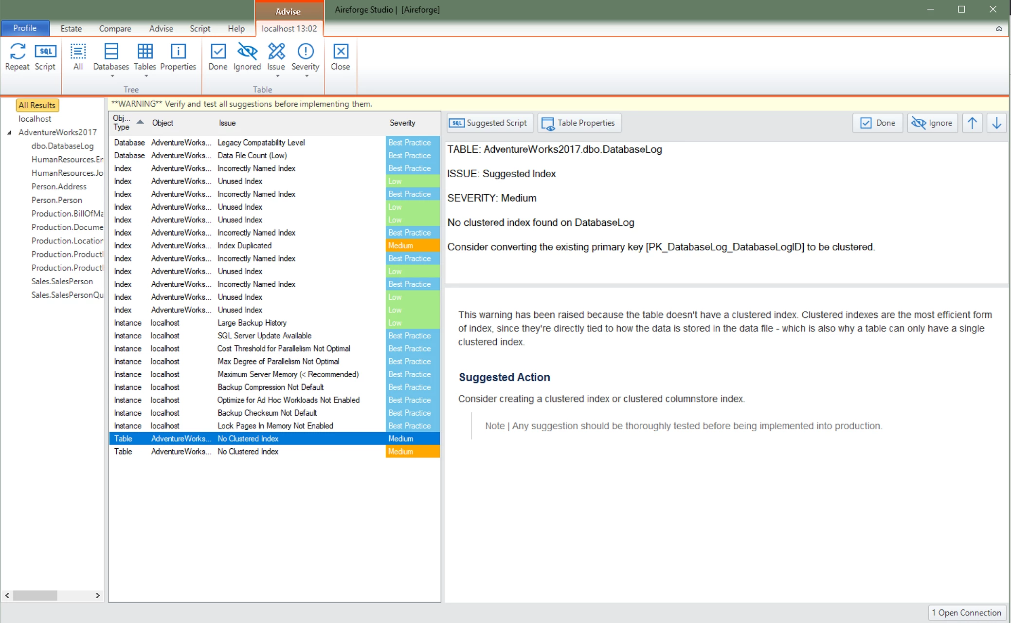 Viewing the Results | Aireforge®